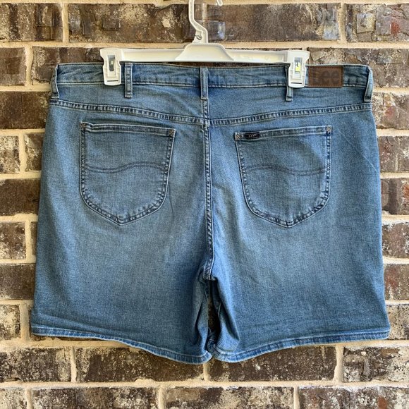 Lee | Shorts | Lee Womens Mid Rise Regular Fit Denim Jean Shorts Blue ...